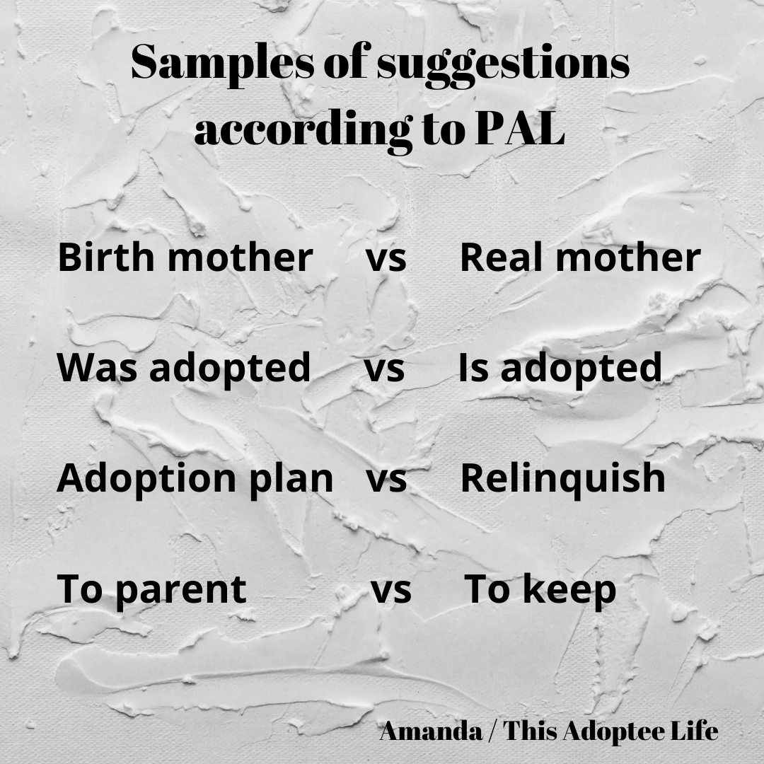 Adoption and Awarenss: Adoption AND Language - This Adoptee Life
